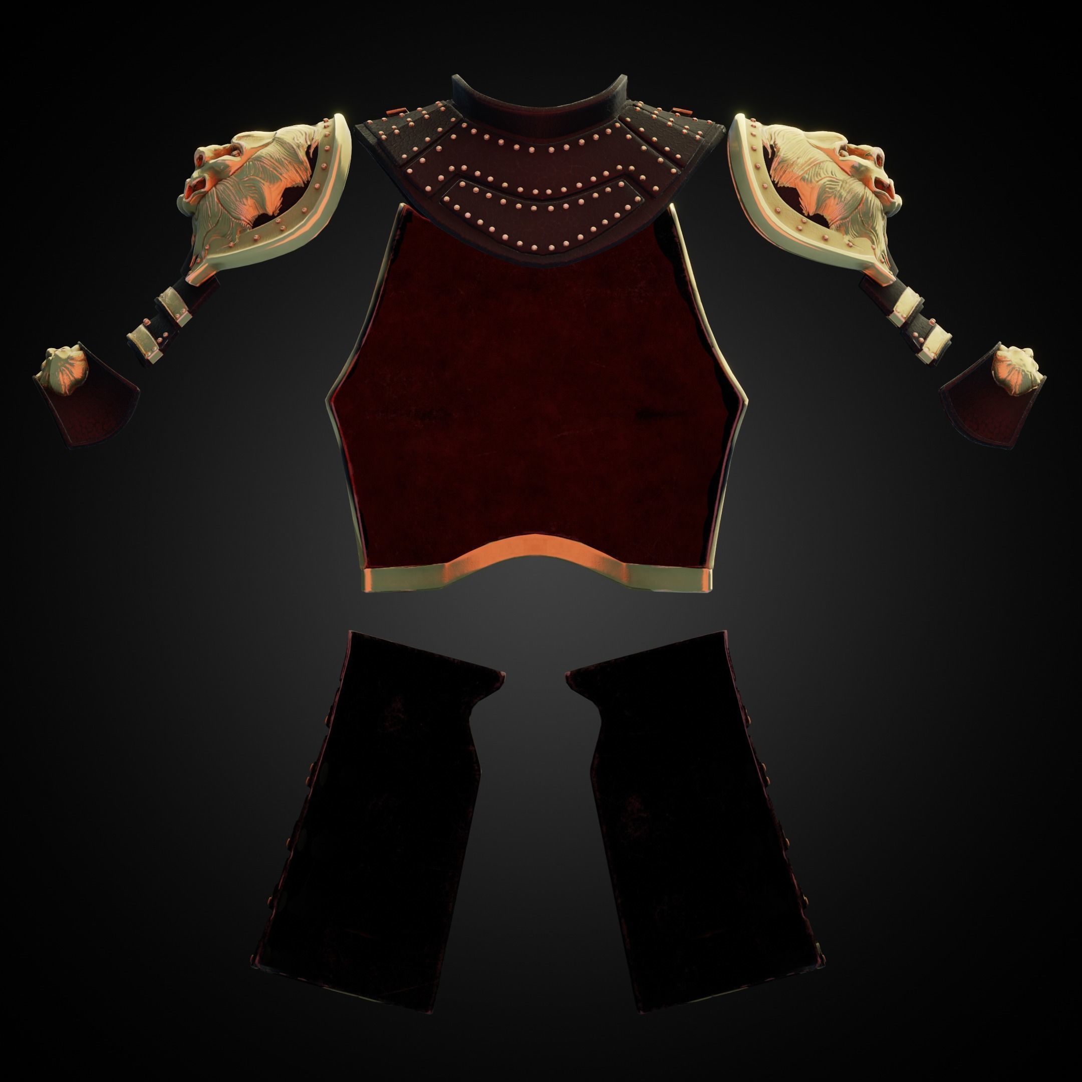 Game of Thrones Jaimie Lannister Armor for Cosplay 3D model 3D ...