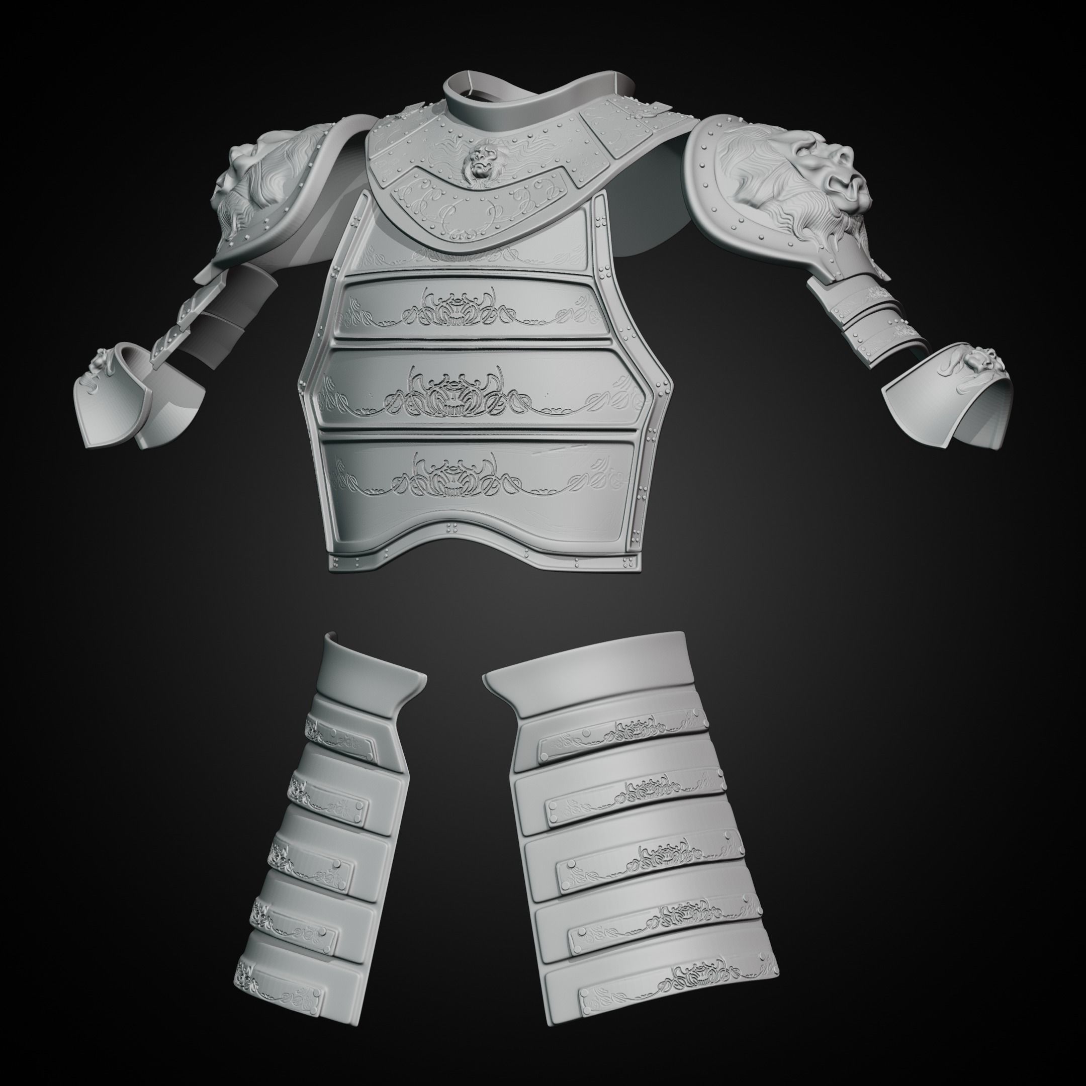 Game of Thrones Jaimie Lannister Armor for Cosplay 3D model 3D ...
