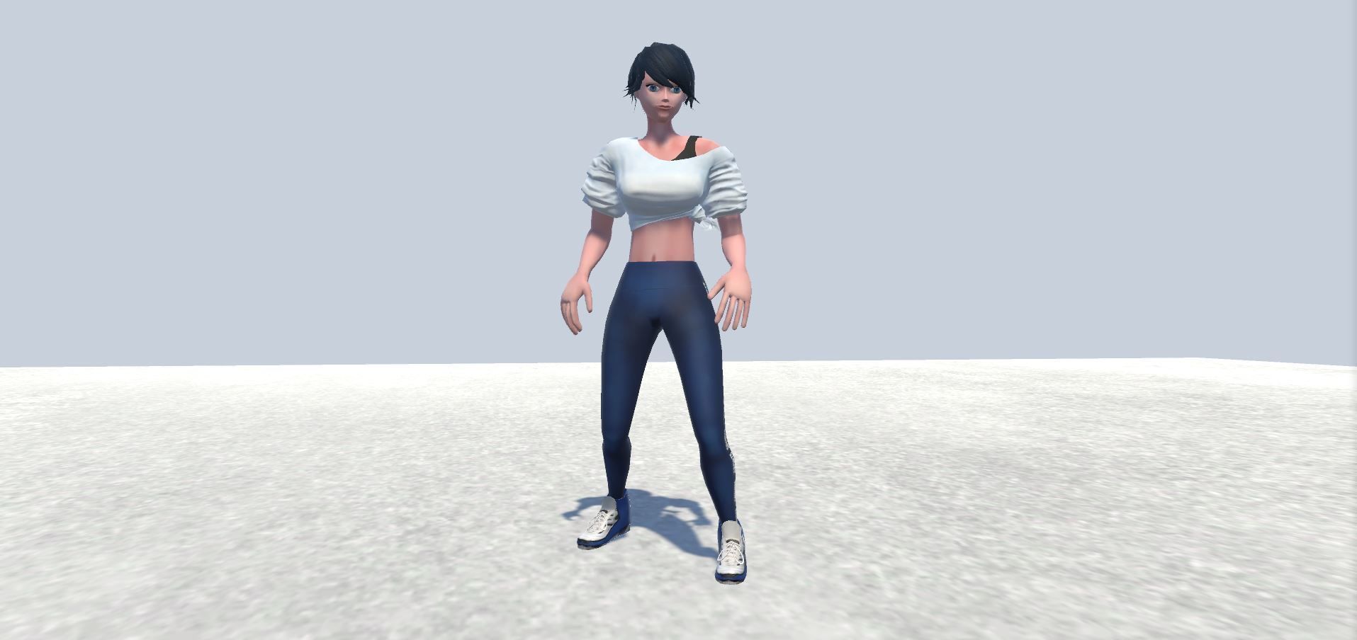 3D model Anime Girl Rigged VR / AR / low-poly | CGTrader