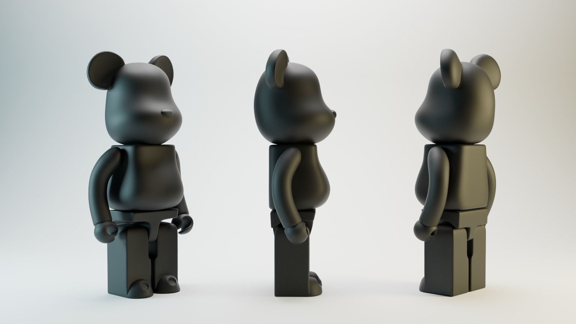bearbrick collection 3D model 3D model | CGTrader