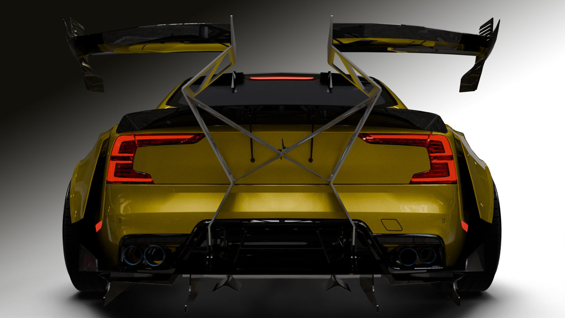 2020 Polestar 1 NFS 3D model rigged | CGTrader