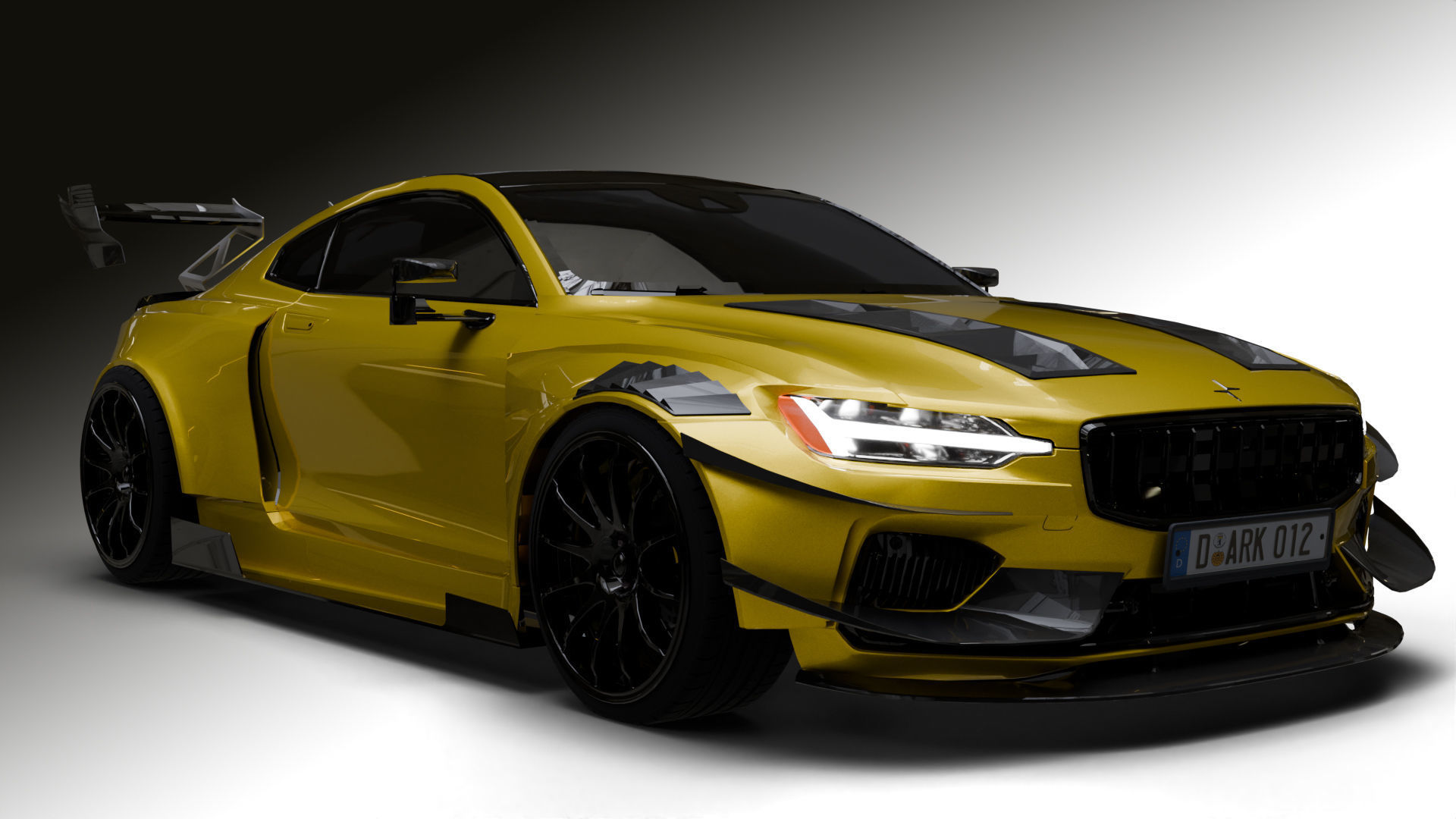 2020 Polestar 1 NFS 3D model rigged | CGTrader