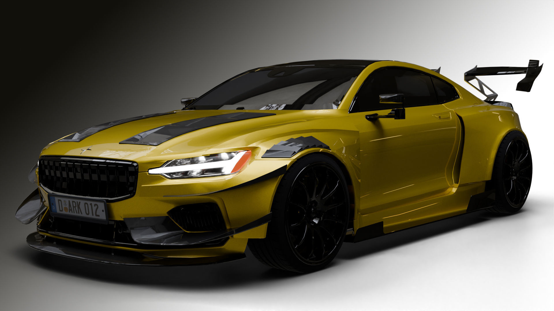 2020 Polestar 1 NFS 3D model rigged | CGTrader