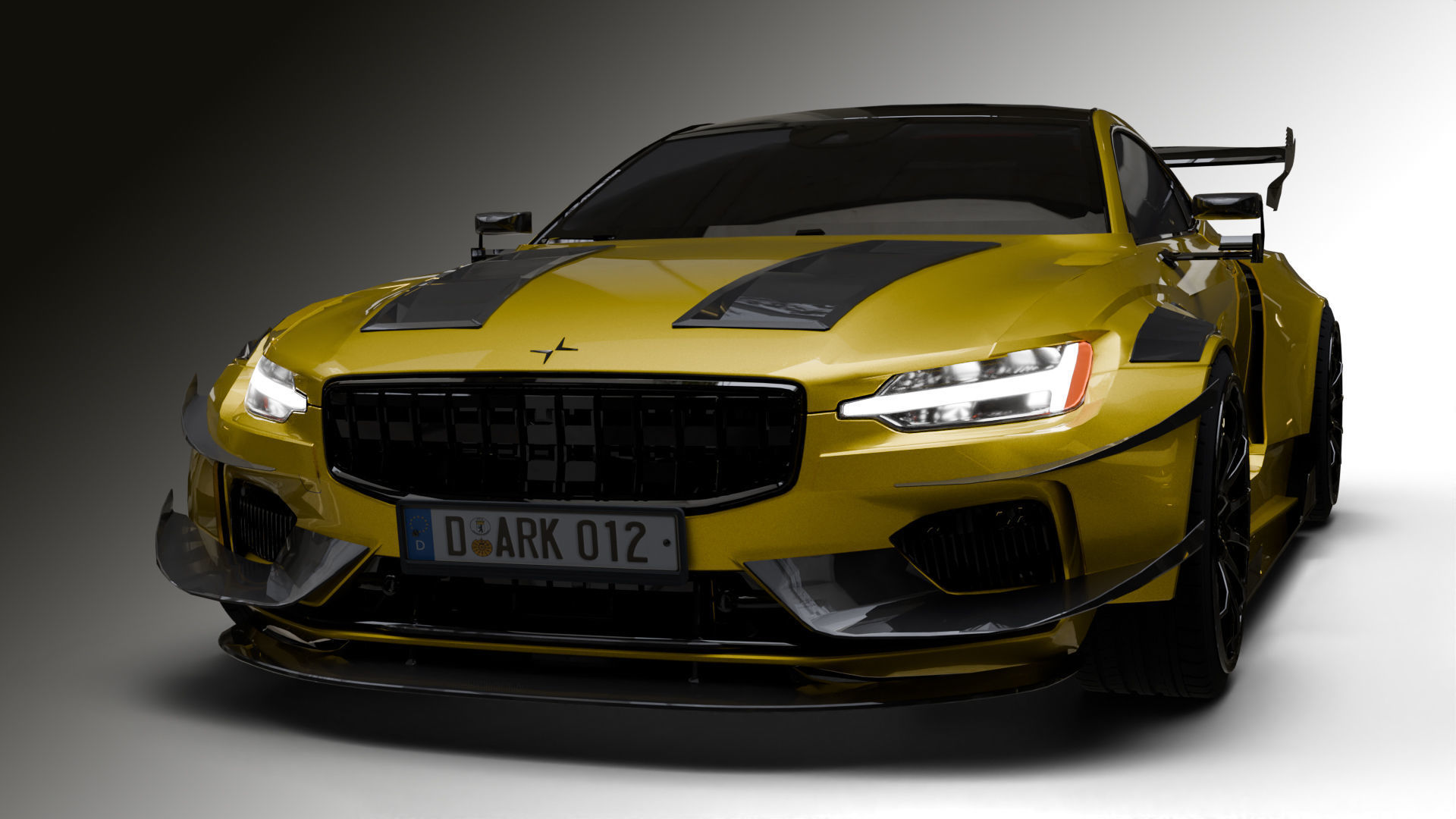 2020 Polestar 1 NFS 3D model rigged | CGTrader