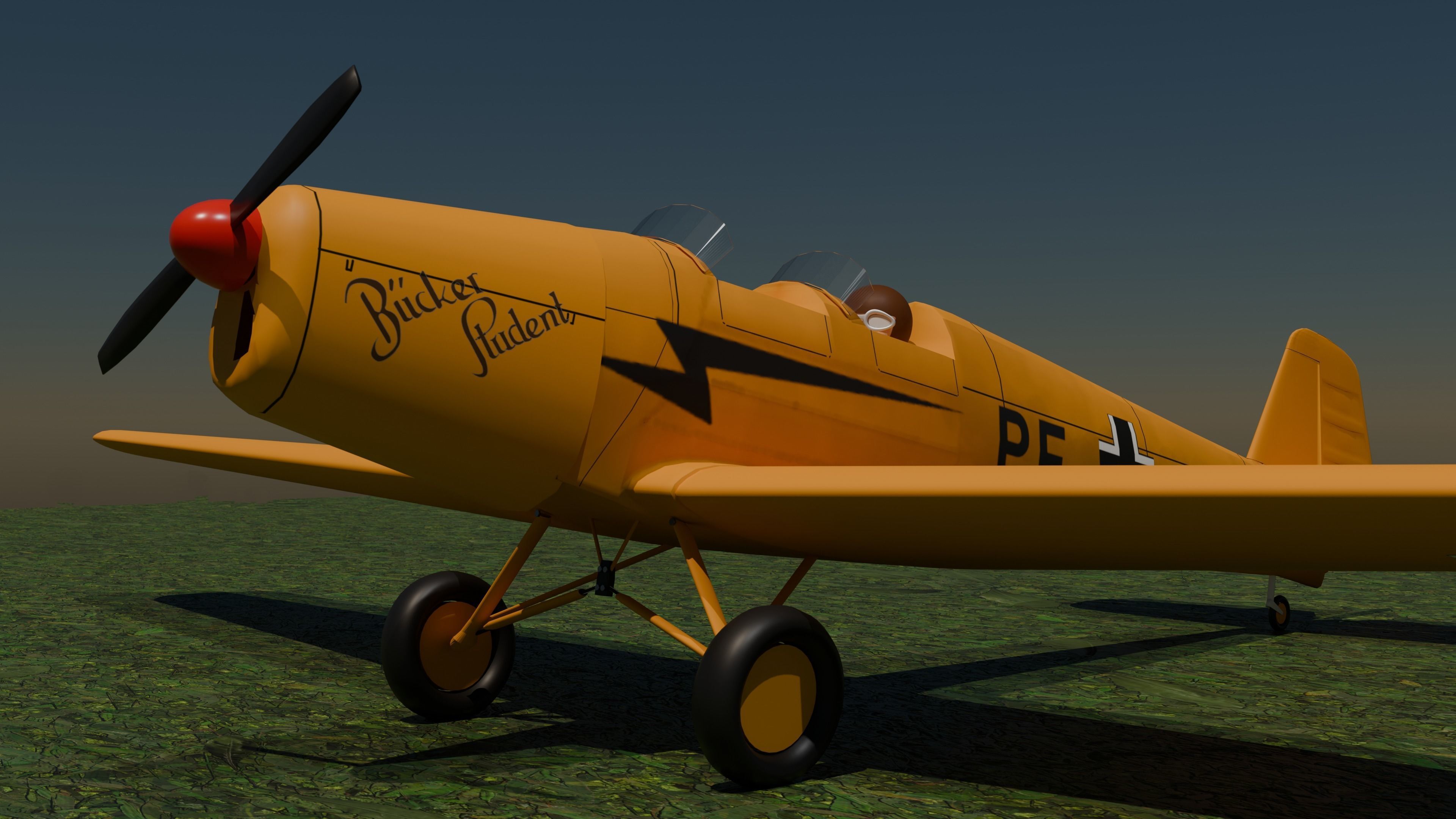 buecker student 3D model | CGTrader