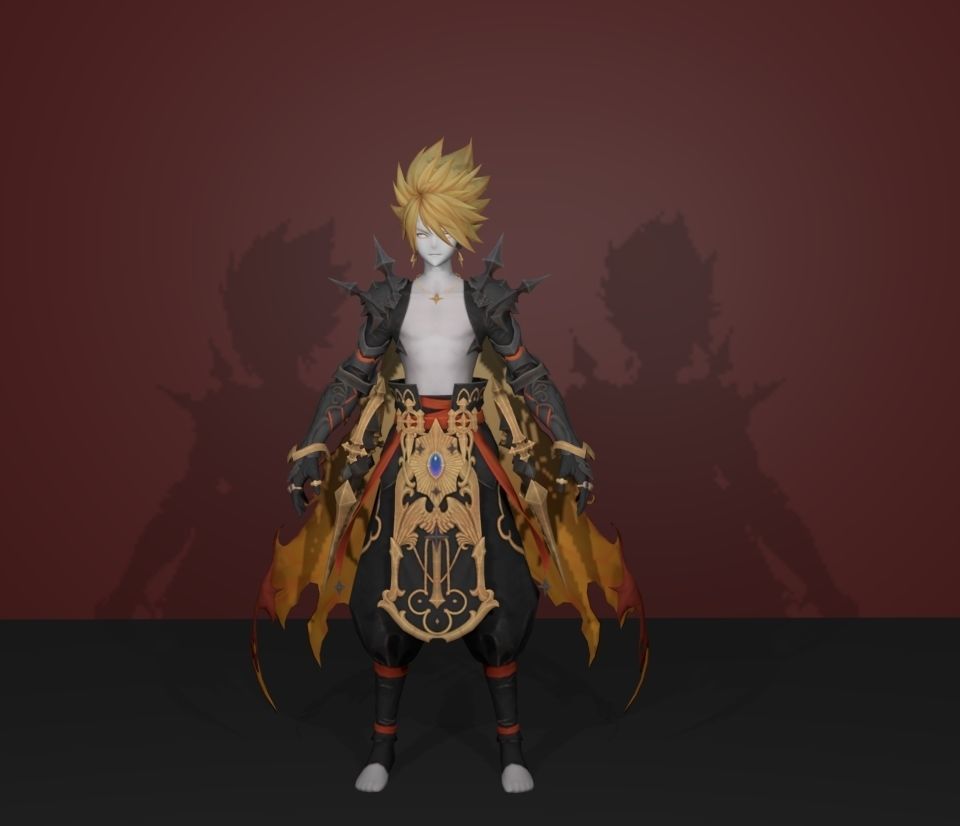 flames warrior 3D model animated rigged | CGTrader