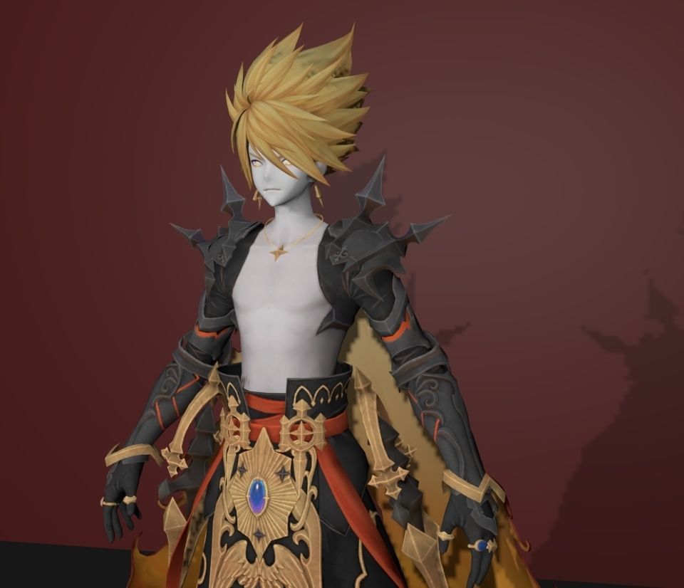 flames warrior 3D model animated rigged | CGTrader