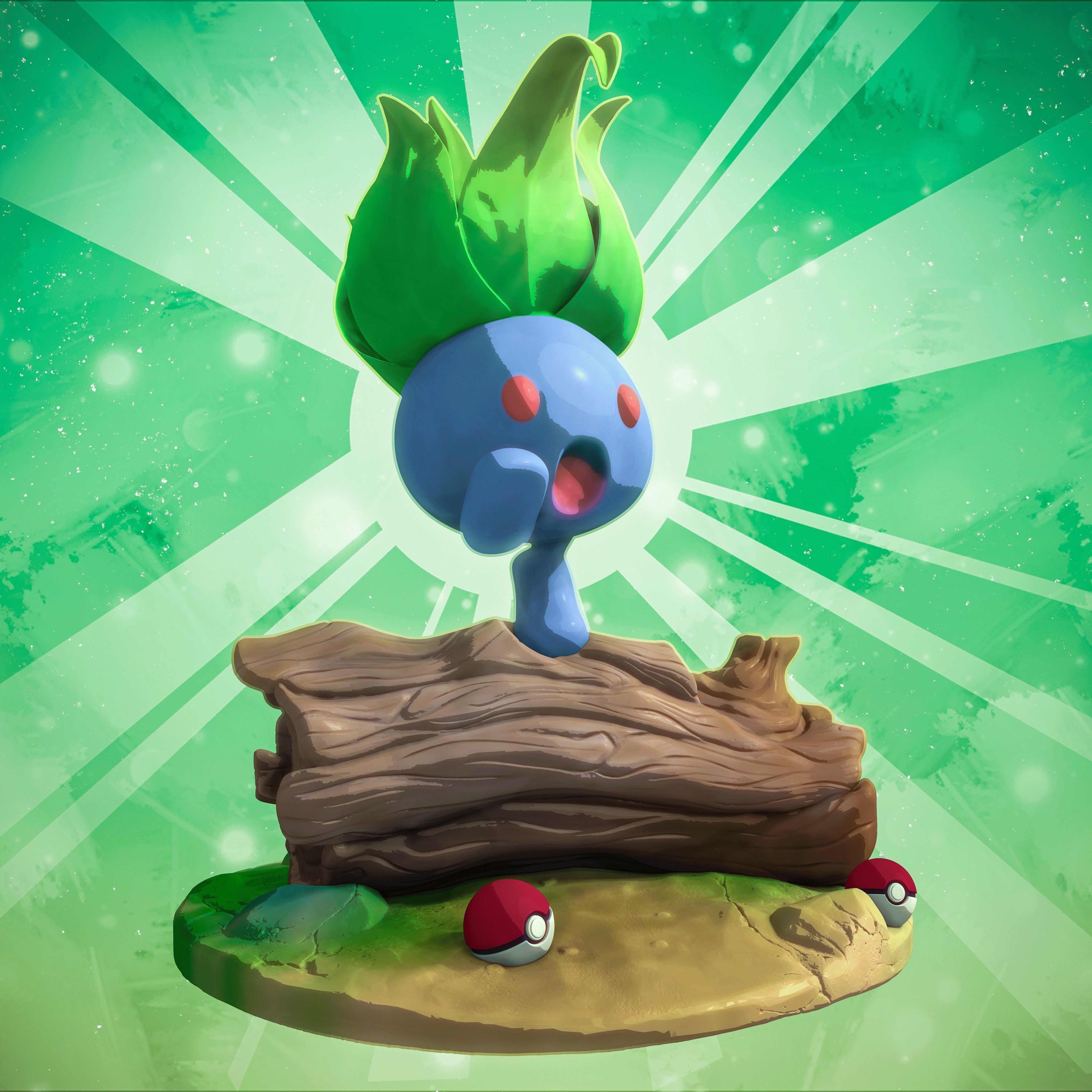 Oddish Action Figure 3D model 3D printable | CGTrader