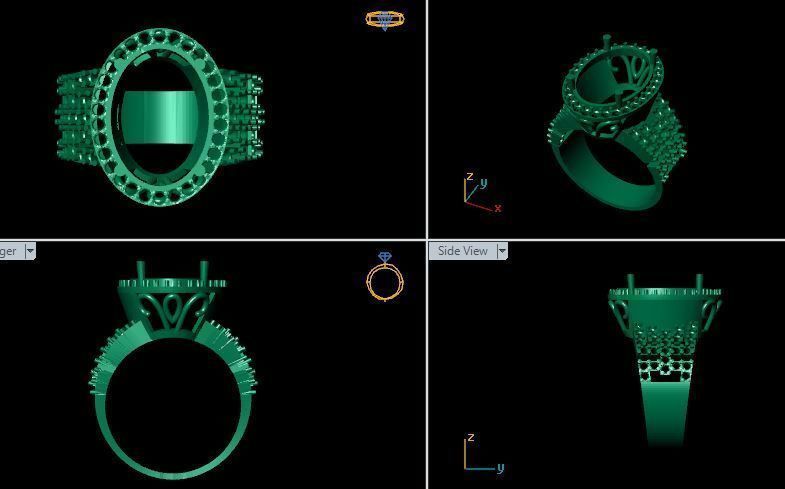 fancy ring for free download free 3D model 3D printable | CGTrader