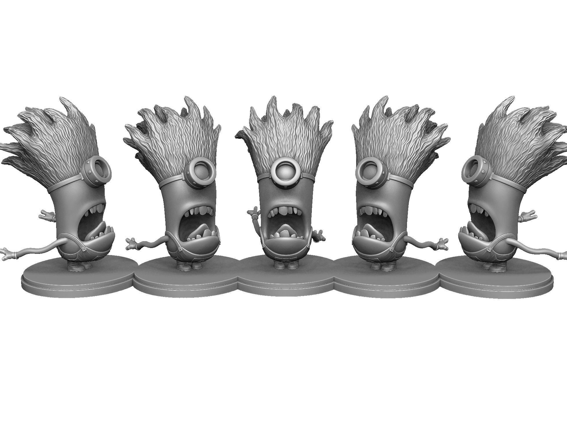 Mutated minion for 3D printing STL 3D model 3D printable | CGTrader