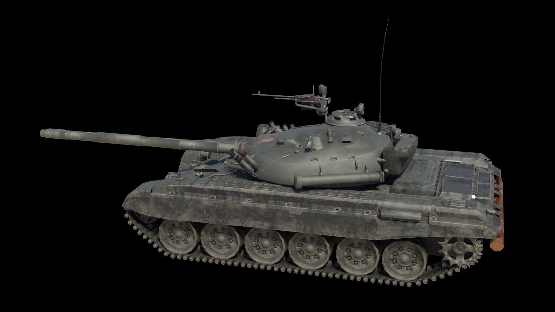 Tank T-72 free 3D model | CGTrader