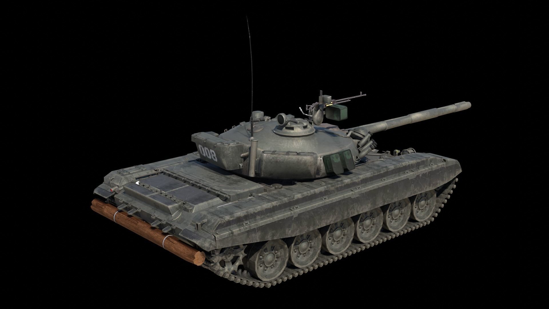 Tank T-72 free 3D model | CGTrader