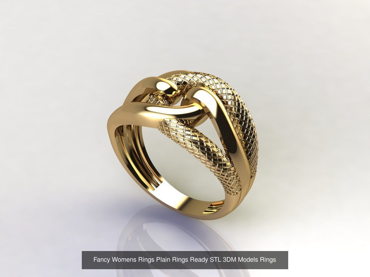 80 Files - Fancy Women Ring Womens Rings Plain Models STL 3DM 3D Model ...