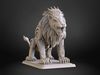 Sci fi Lion Statue 3D model 3D printable | CGTrader