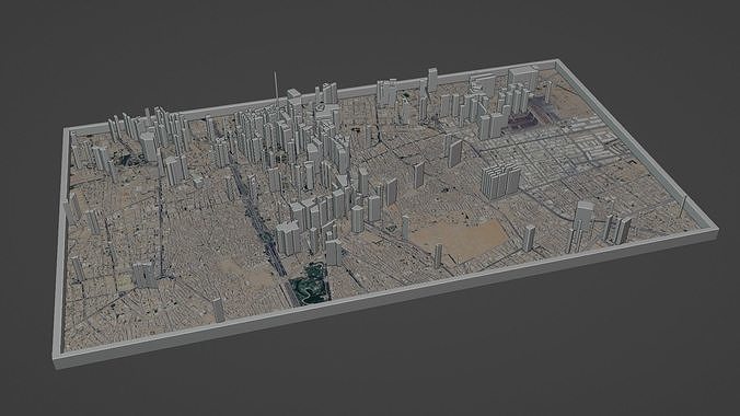 3D model Riyadh City VR / AR / low-poly | CGTrader
