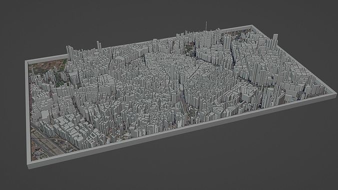 3D model Valencia City VR / AR / low-poly | CGTrader