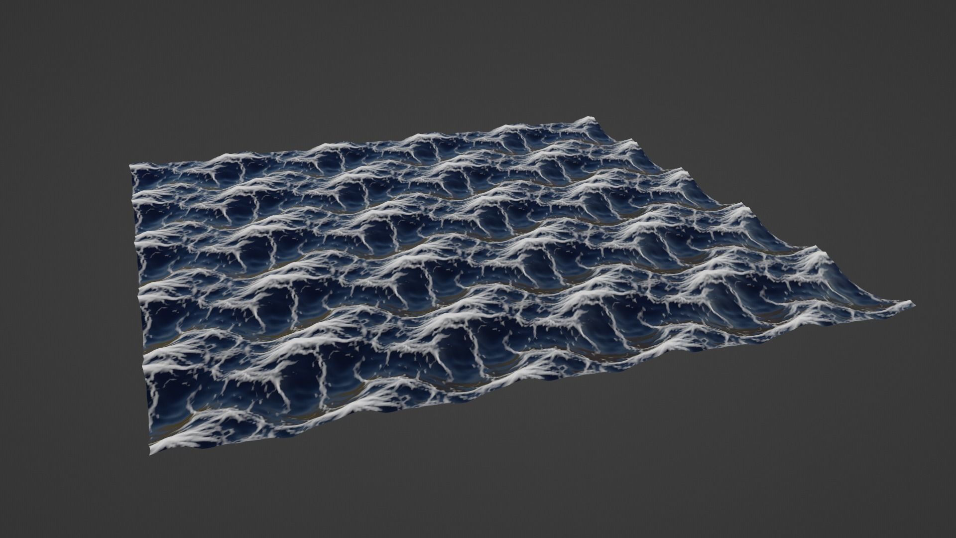 3D model Ocean sea water waves VR / AR / low-poly | CGTrader