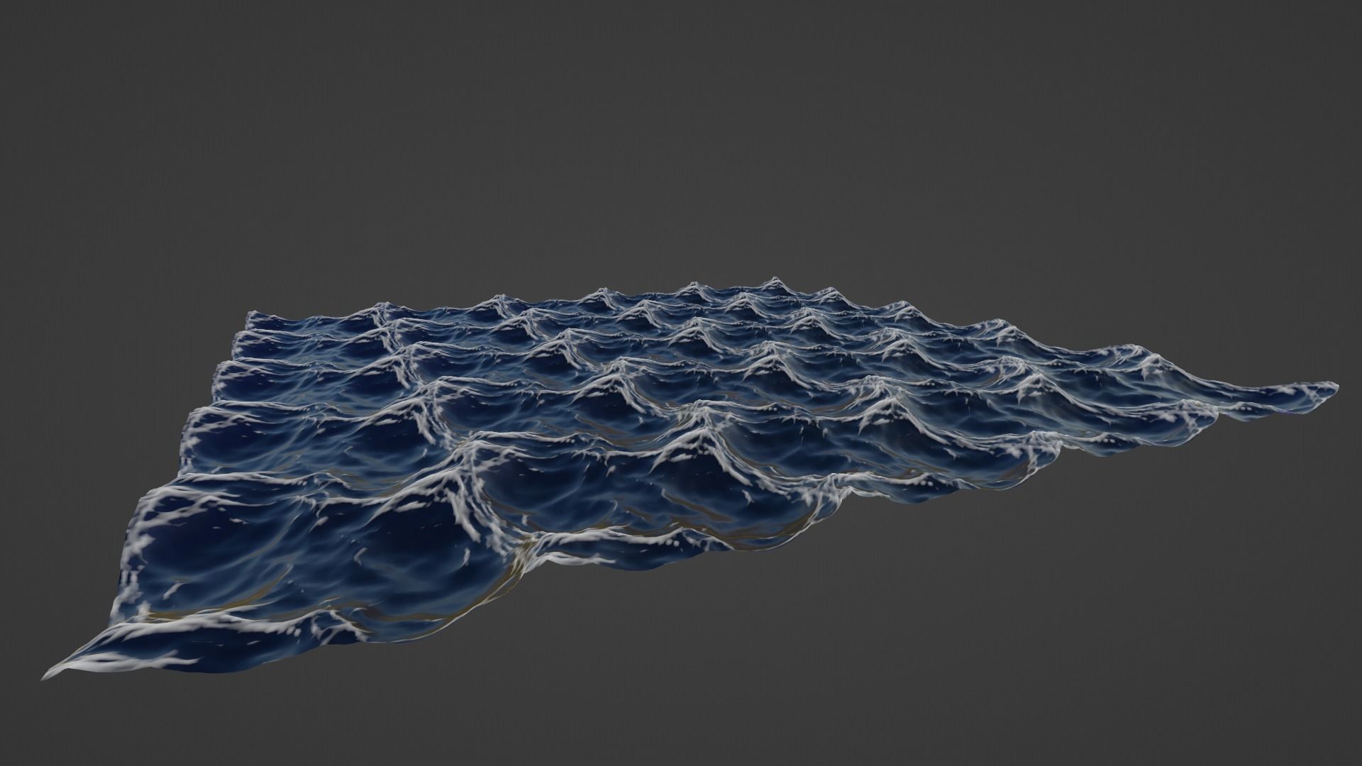 3D model Ocean sea water waves VR / AR / low-poly | CGTrader
