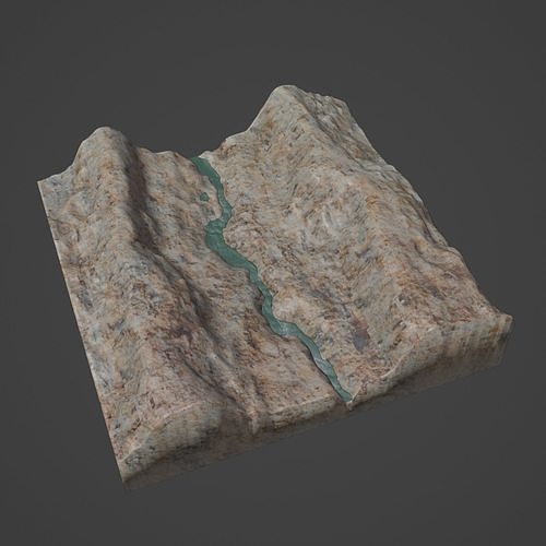 3D model River VR / AR / low-poly | CGTrader