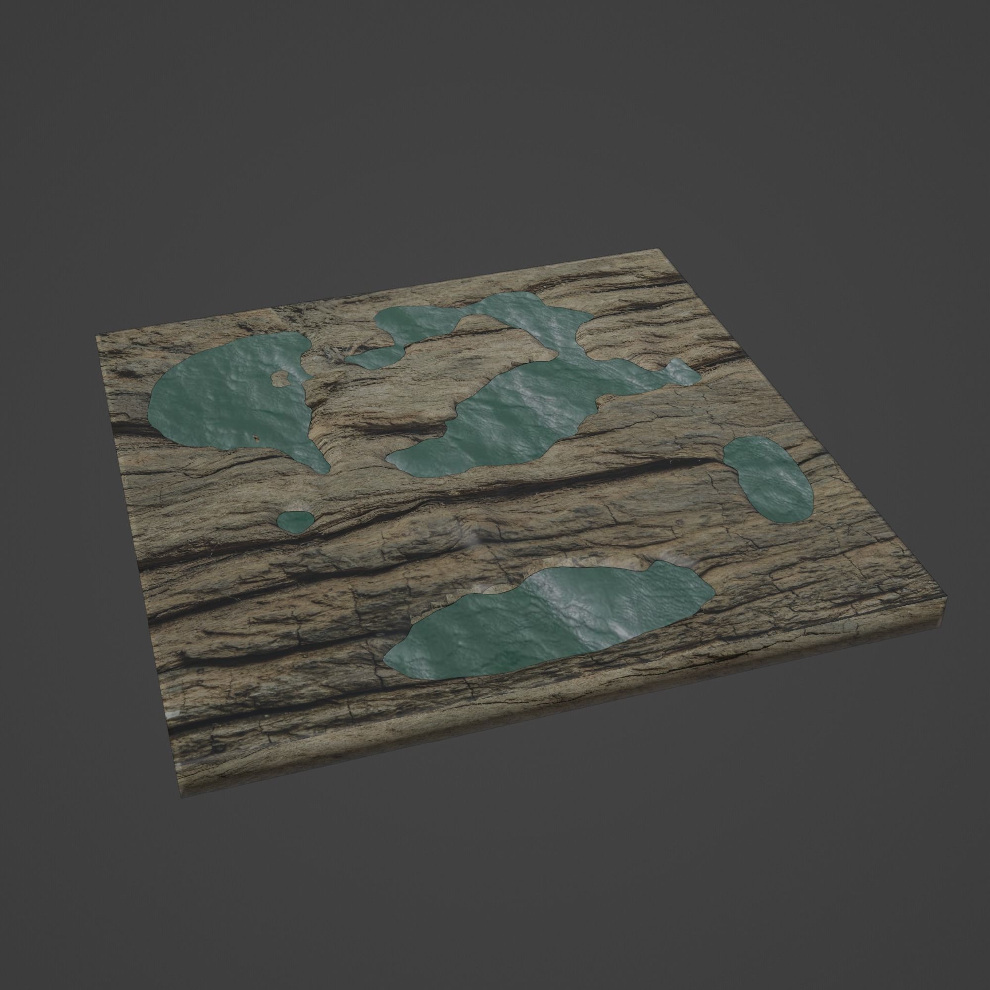 3D model lake River VR / AR / low-poly | CGTrader