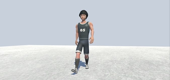 3D model Basketball Player - Sports Man -Athletic VR / AR / low-poly ...