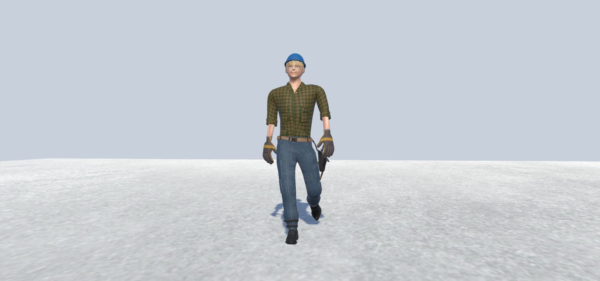 3D model Carpenter Avatar Rigged VR / AR / low-poly | CGTrader