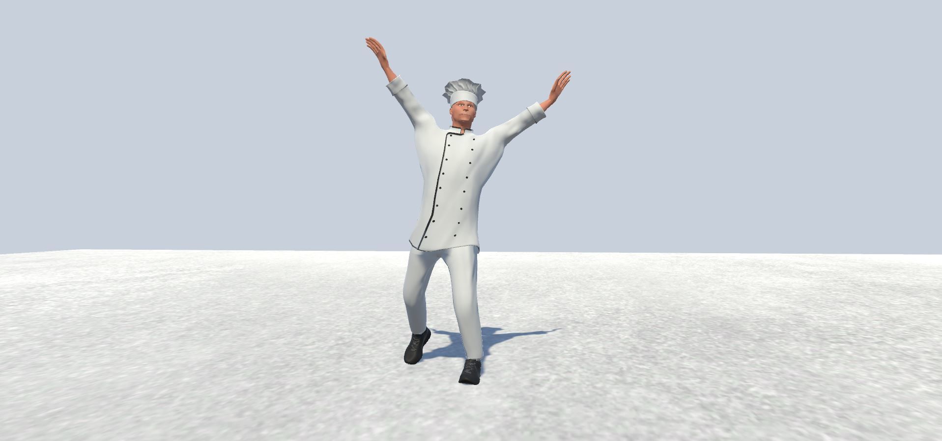 3D model Chef Avatar Rigged VR / AR / low-poly | CGTrader