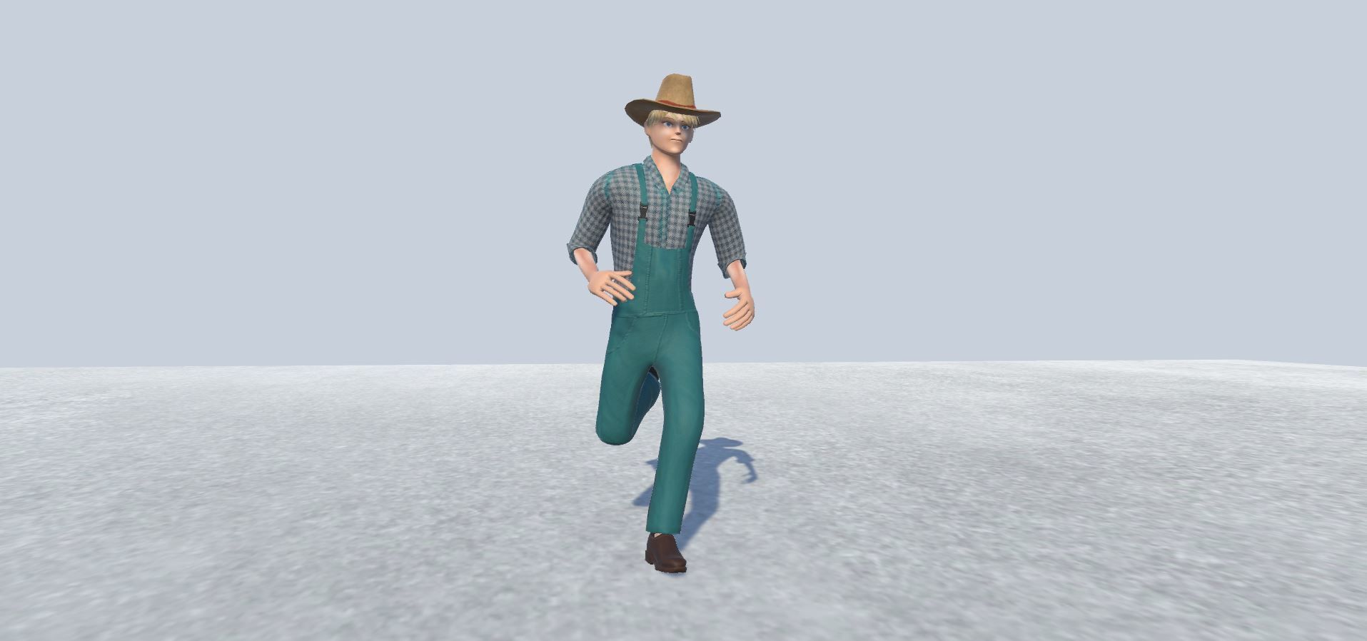 3D model Gardner Avatar Rigged VR / AR / low-poly | CGTrader