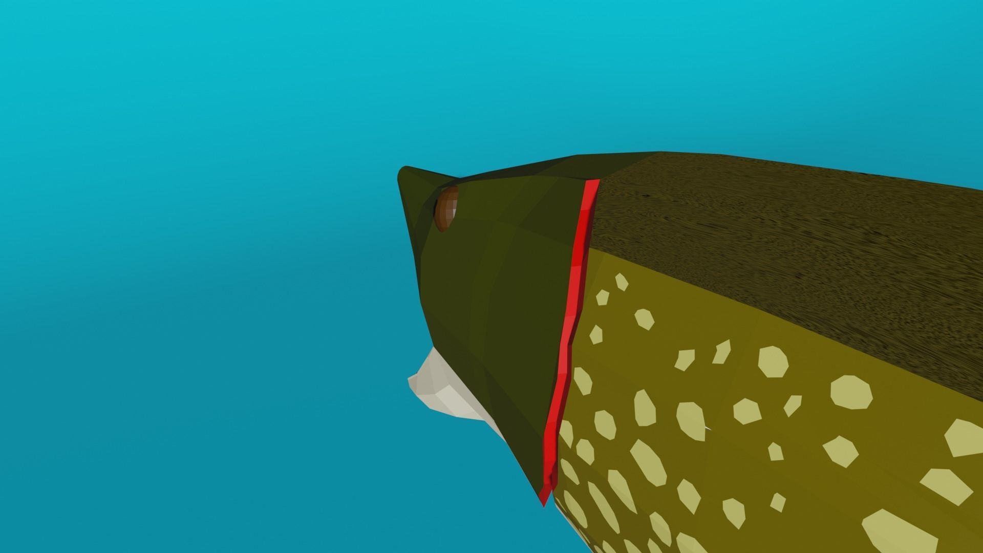 3D model Pike Predator VR / AR / low-poly | CGTrader