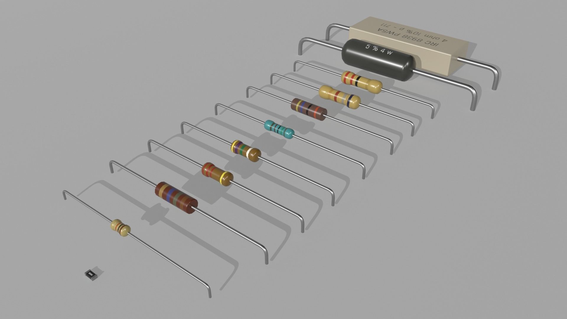 Resistor 3D model | CGTrader