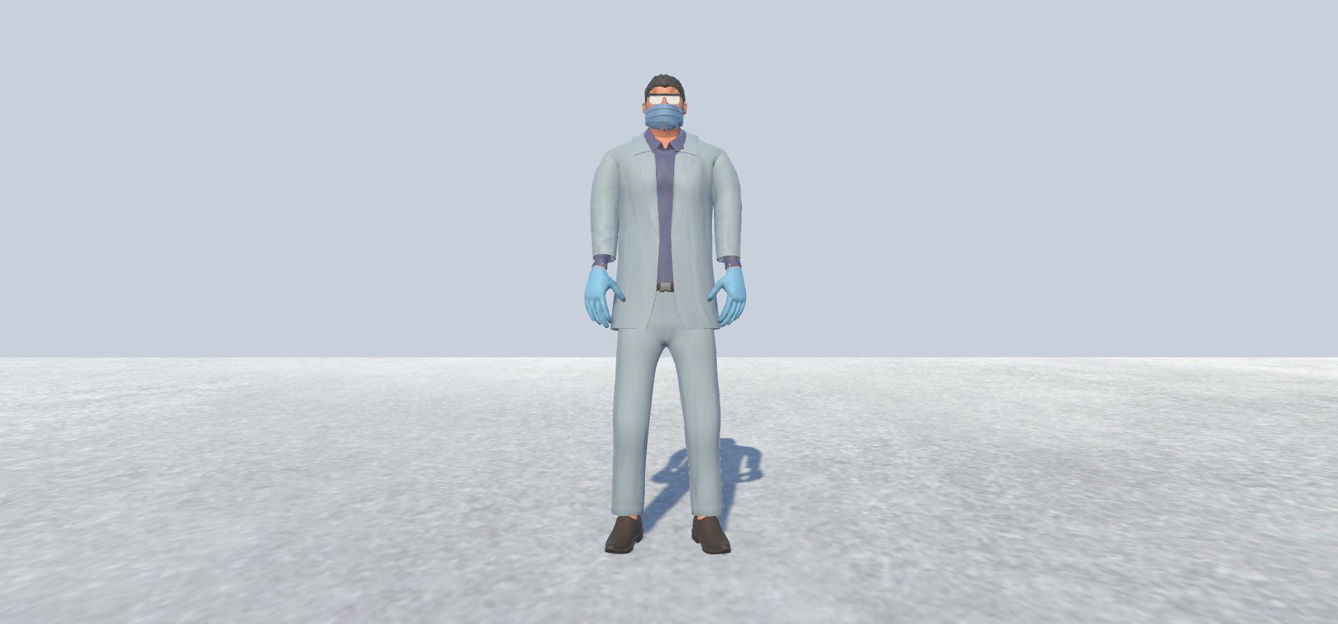 3D model Scientist Avatar VR / AR / low-poly | CGTrader