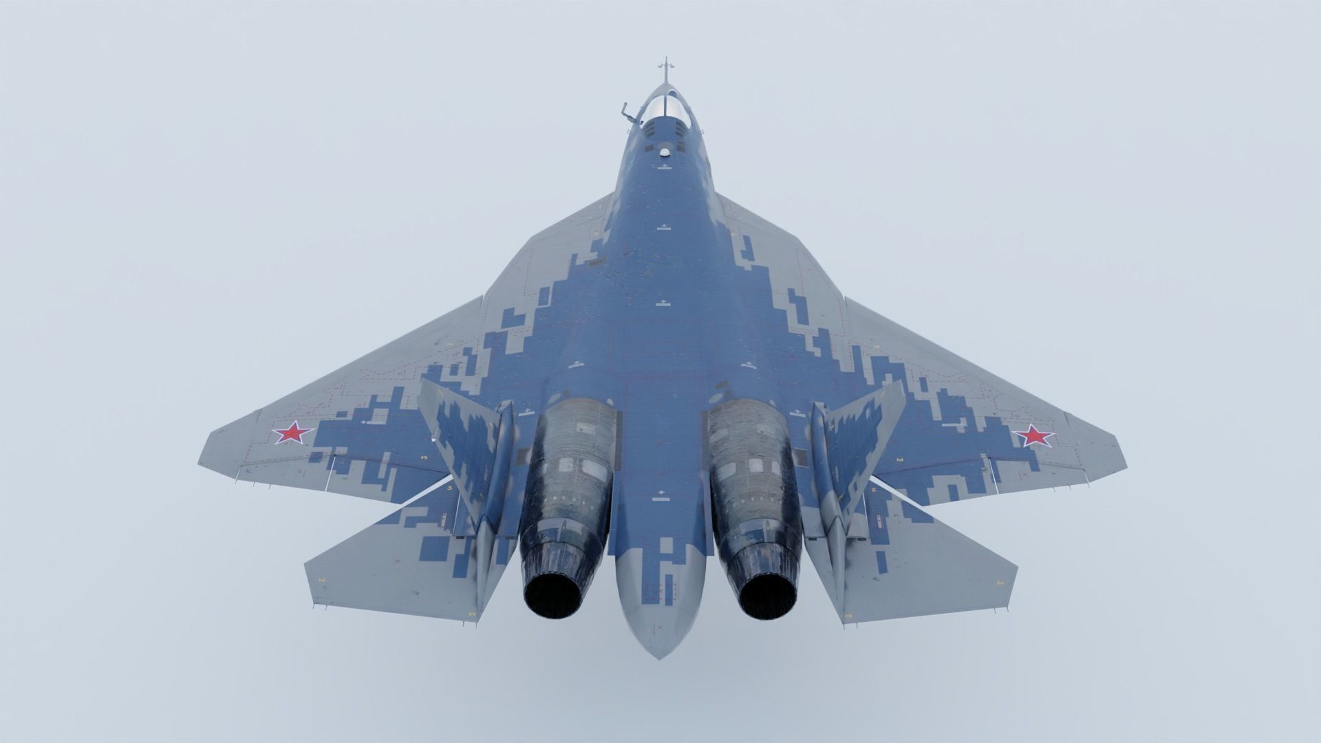 SUKHOI SU-57 FIGHTER JET 3D model | CGTrader