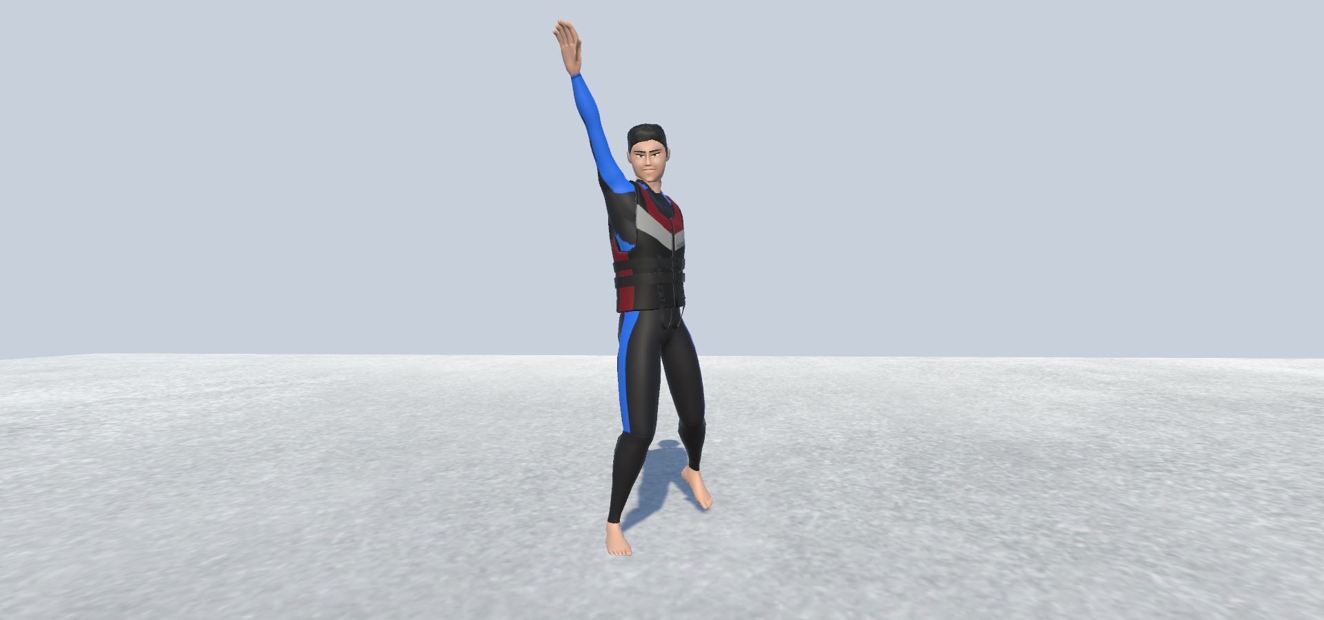 3D model Swim Suit Avatar Rigged VR / AR / low-poly | CGTrader