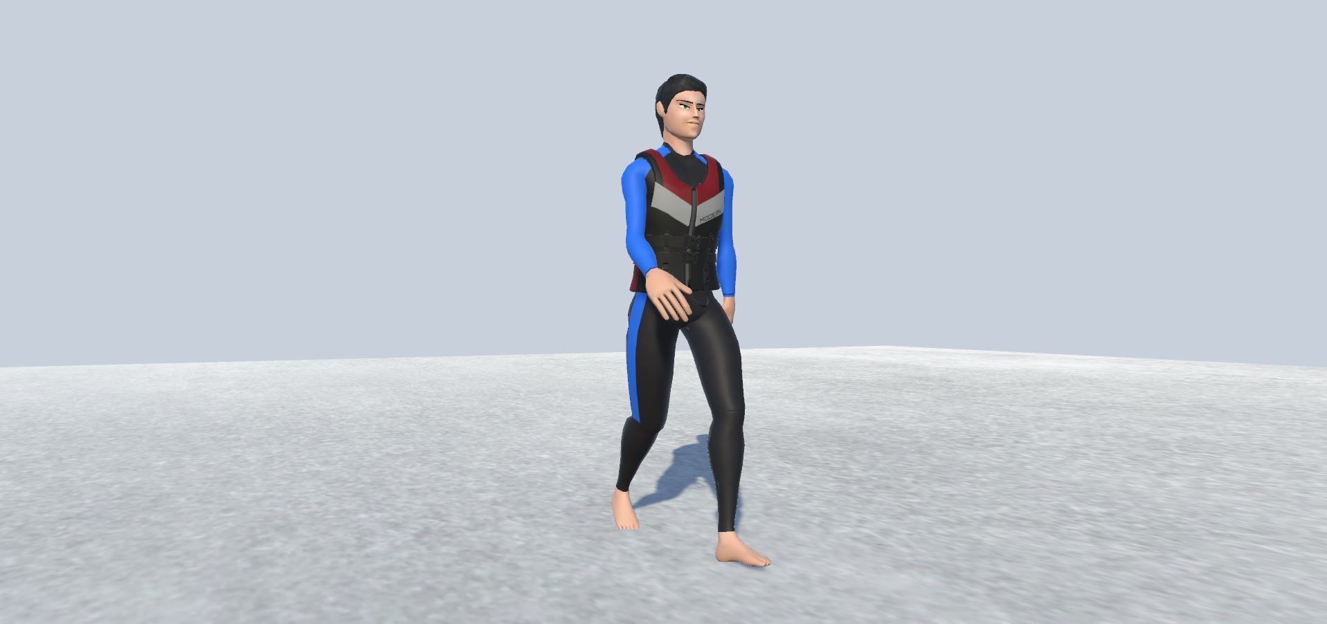 3D model Swim Suit Avatar Rigged VR / AR / low-poly | CGTrader