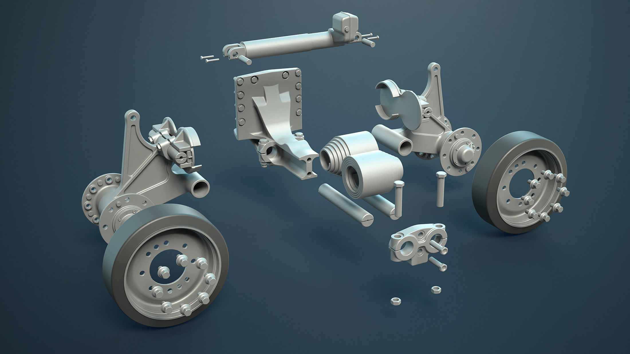 M4 Sherman Tank HVSS Suspension 3D model | CGTrader