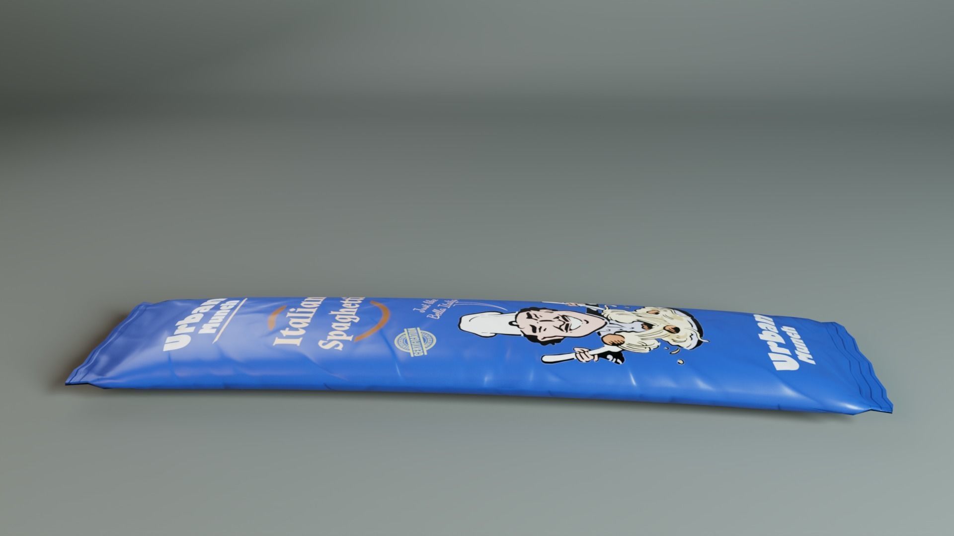 3D model Spaghetti package VR / AR / low-poly | CGTrader