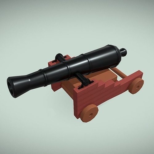 Cannon 3D model | CGTrader