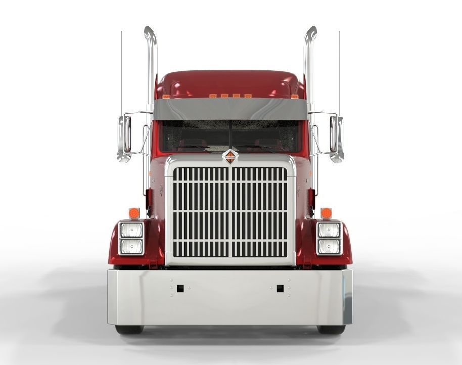 Truck international Eagle 9300 stock long cab 3D model | CGTrader