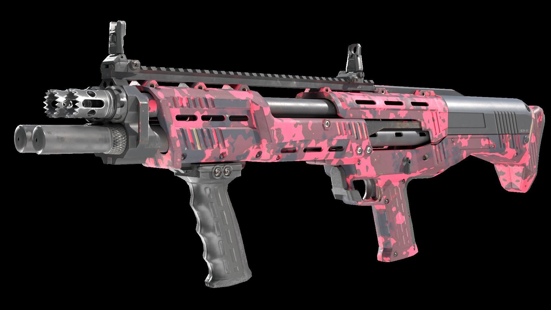 3D model DP12 Shotgun Sci-fi Camo texture VR / AR / low-poly | CGTrader