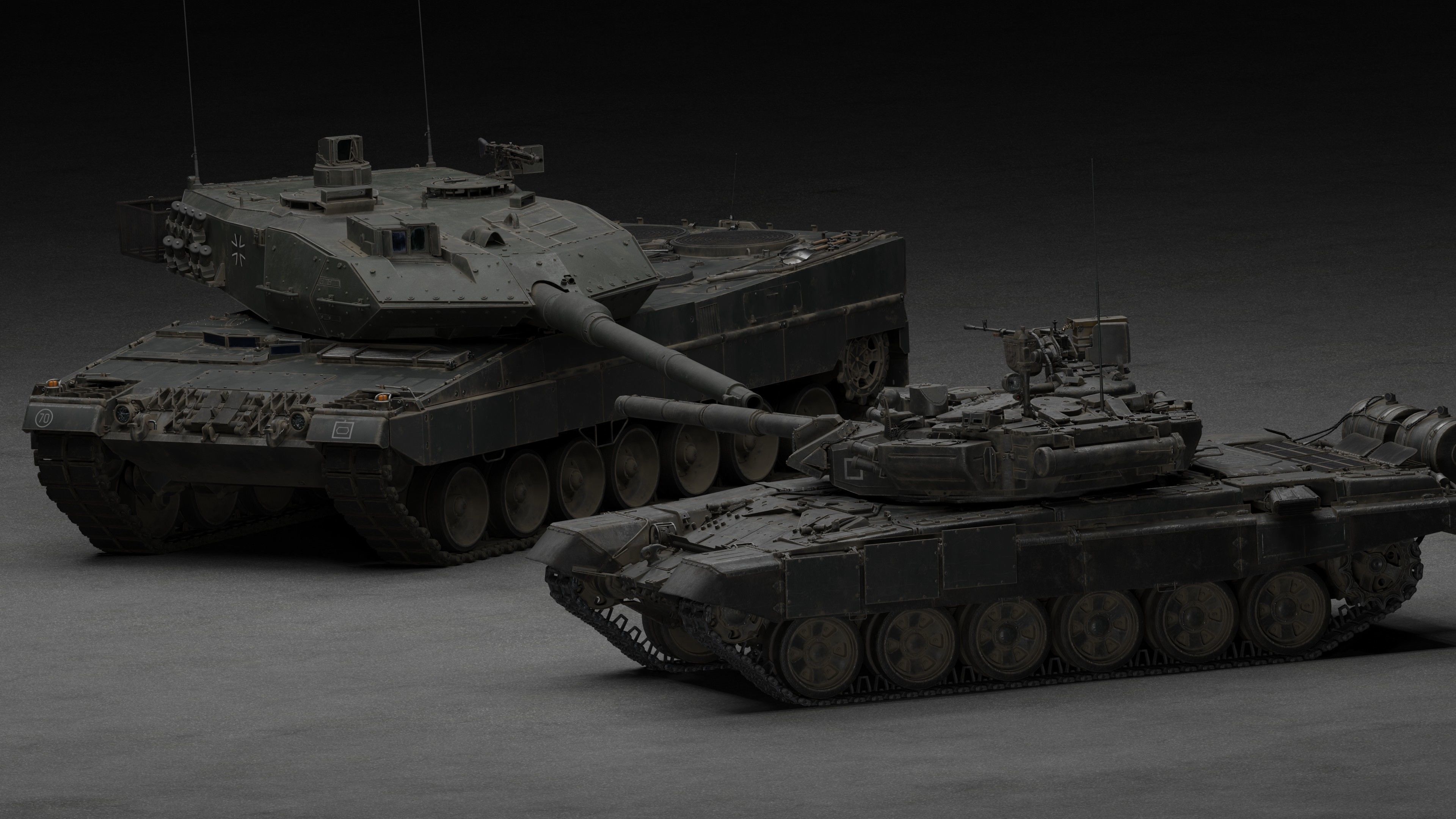 Tank Leopard 2a6 3D model | CGTrader