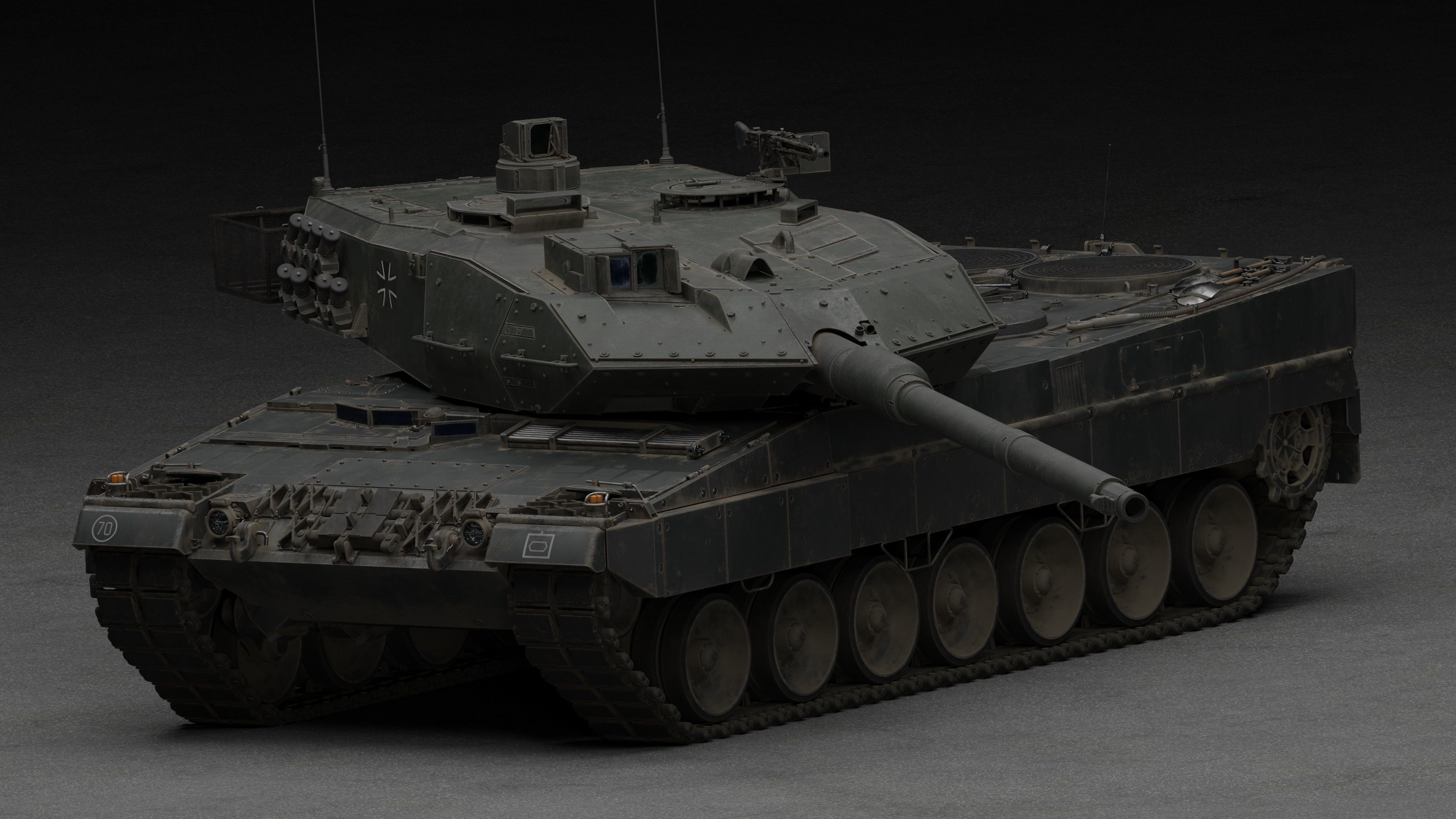 Tank Leopard 2a6 3D model | CGTrader
