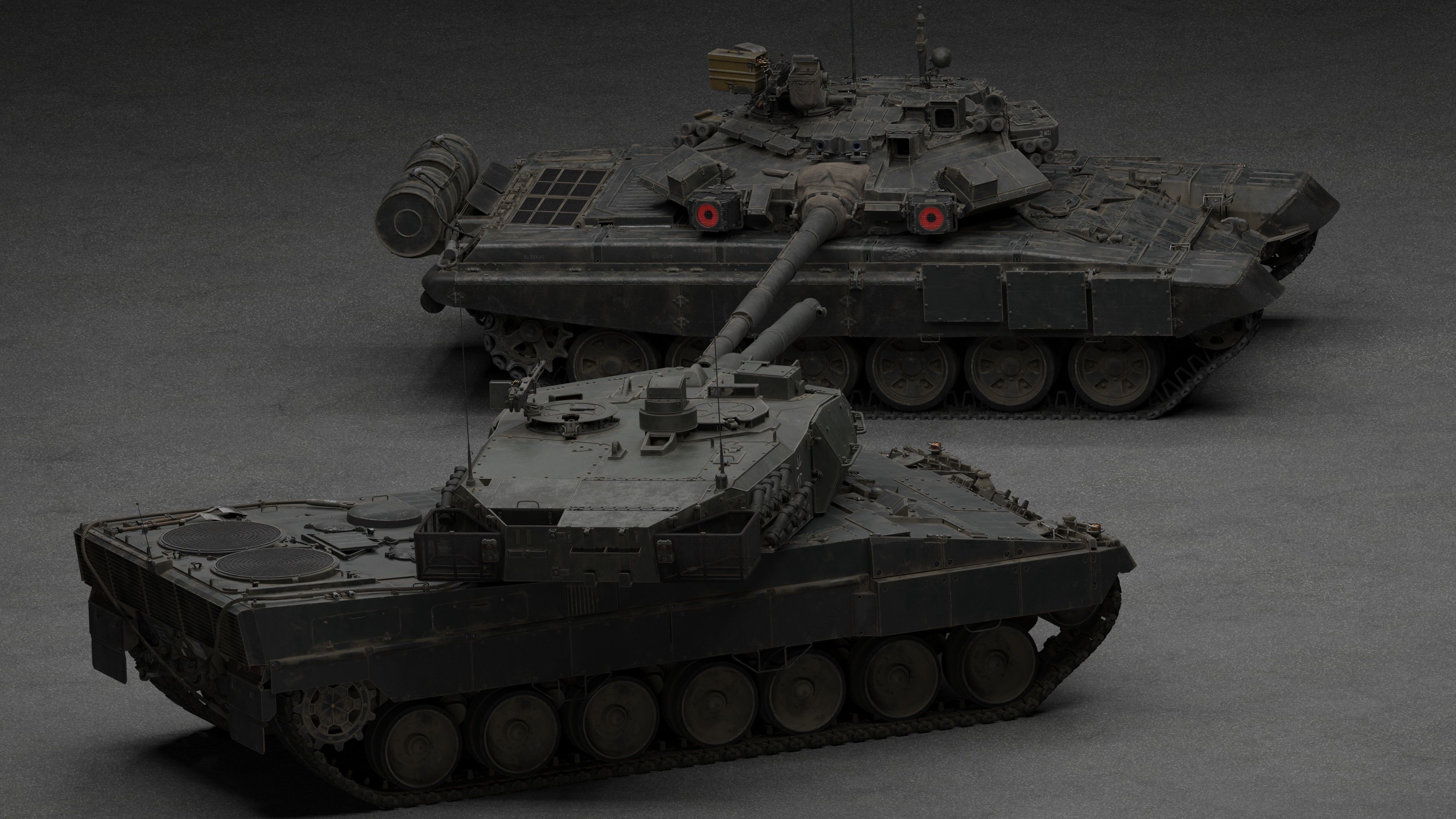 Tank Leopard 2a6 3D model | CGTrader