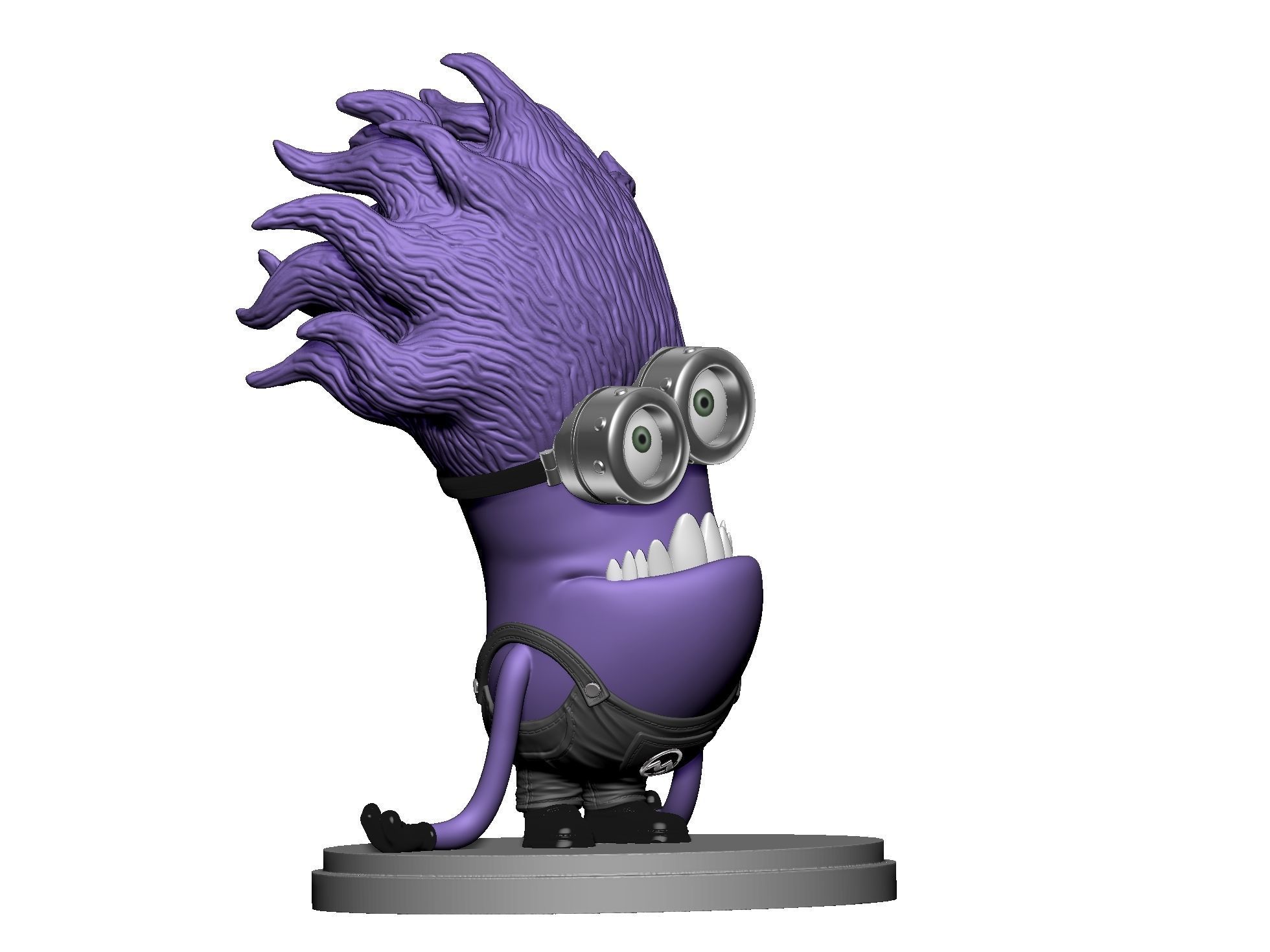 Purple mutated minion for 3D printing STL 3D model 3D printable | CGTrader