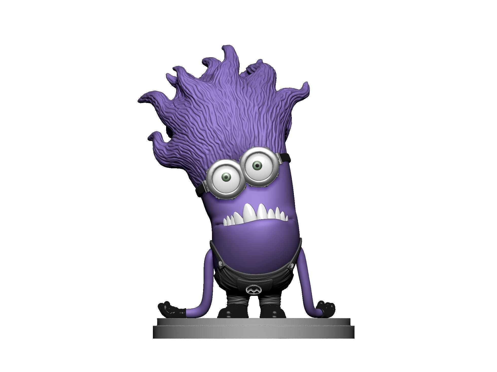 Purple mutated minion for 3D printing STL 3D model 3D printable | CGTrader