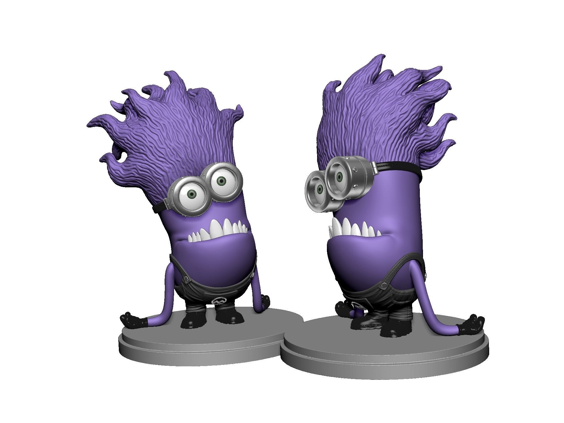 Purple mutated minion for 3D printing STL 3D model 3D printable | CGTrader