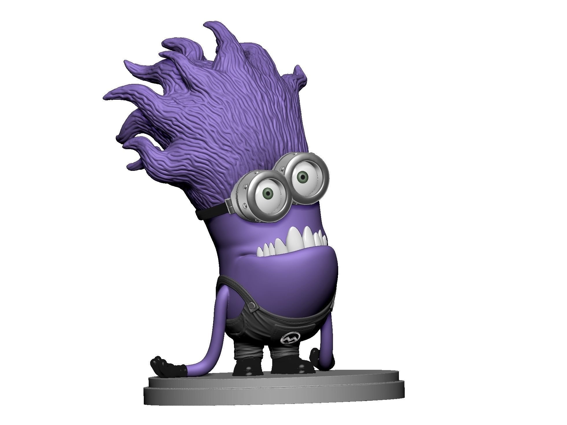 Purple mutated minion for 3D printing STL 3D model 3D printable | CGTrader