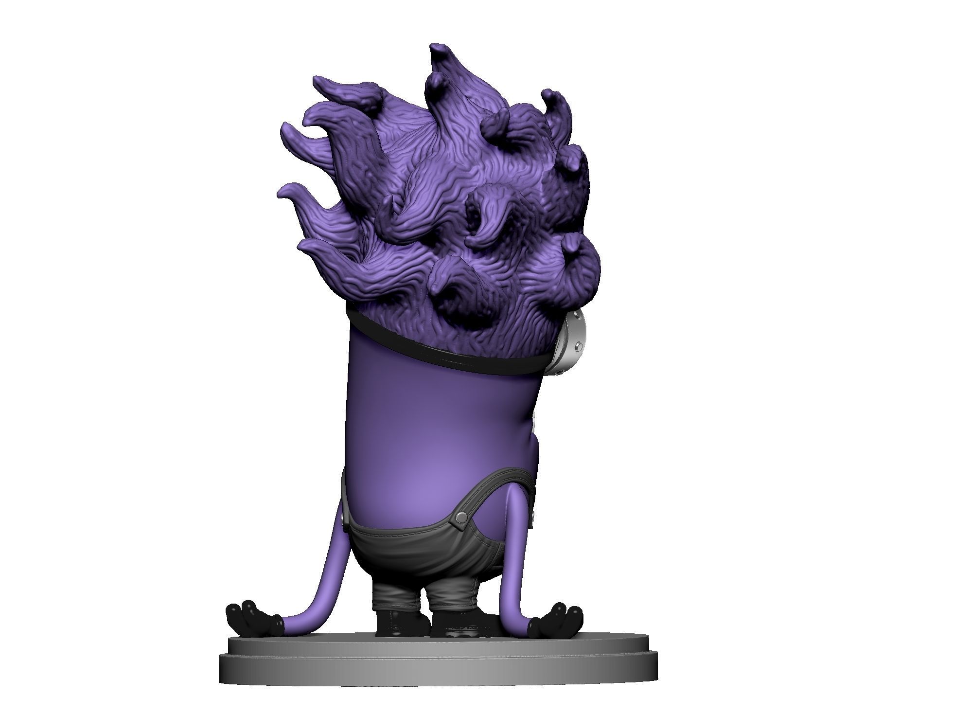 Purple mutated minion for 3D printing STL 3D model 3D printable | CGTrader