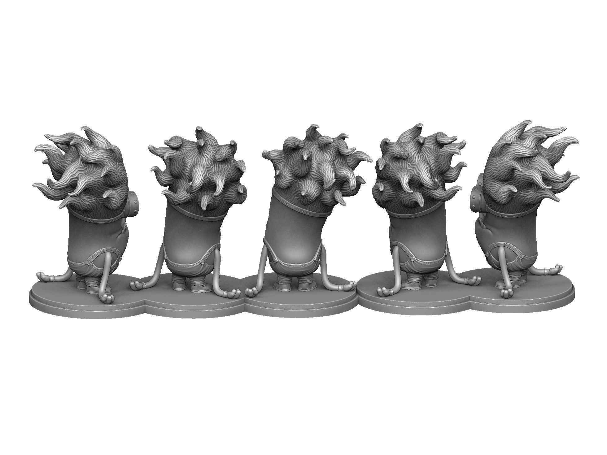 Purple mutated minion for 3D printing STL 3D model 3D printable | CGTrader