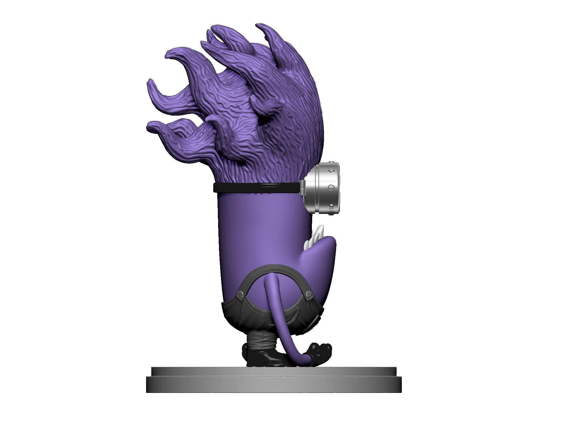 Purple mutated minion for 3D printing STL 3D model 3D printable | CGTrader