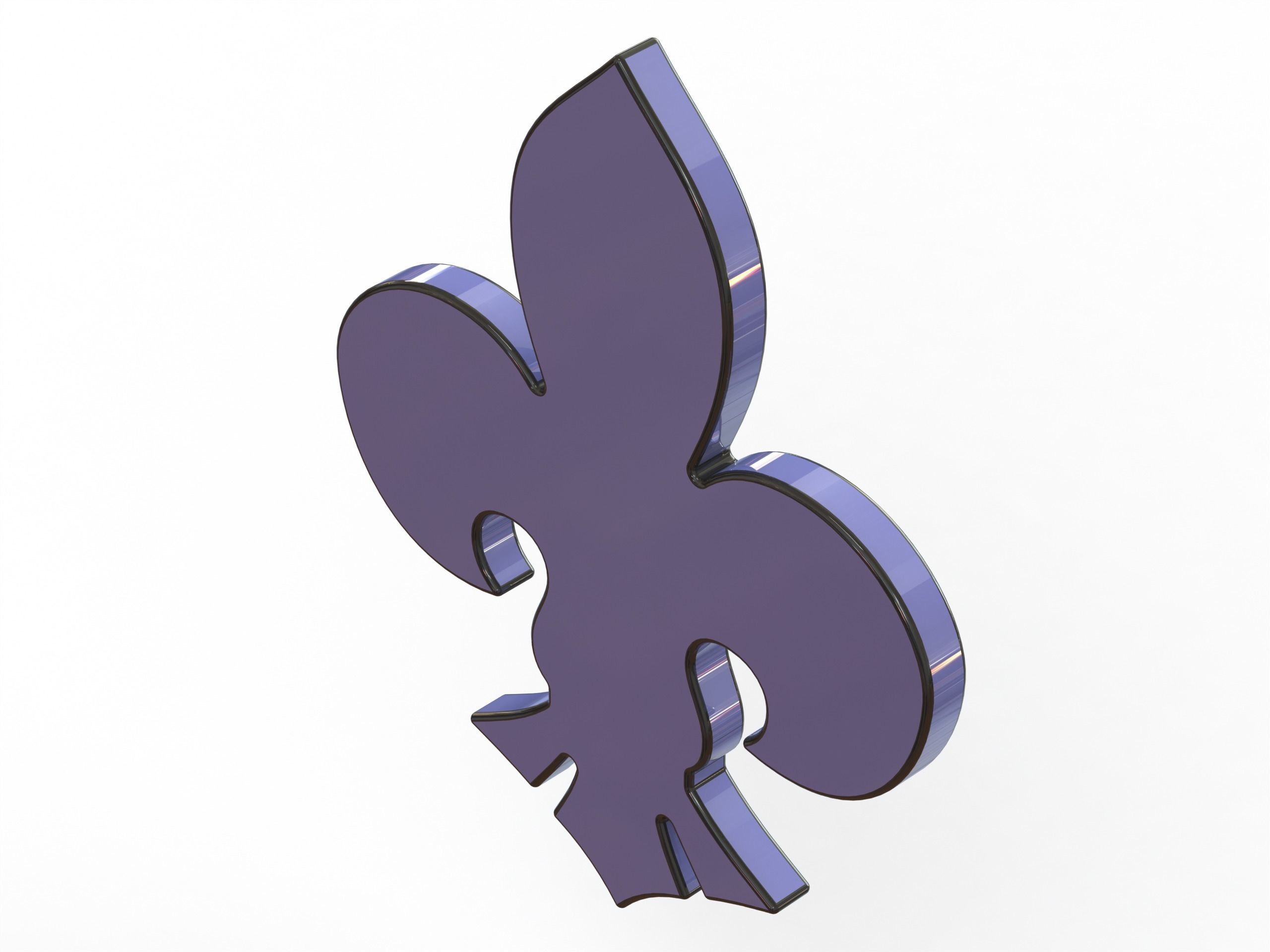Scout Symbol Stencil 3D model 3D printable | CGTrader